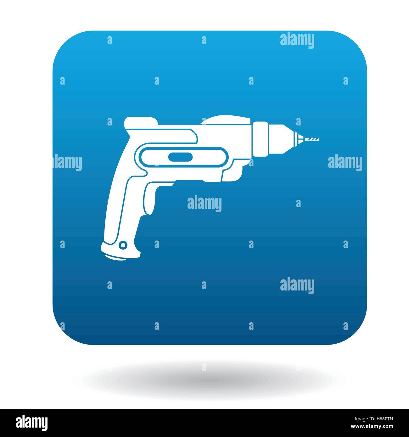 Hand drill icon in simple style Stock Vector Image & Art - Alamy
