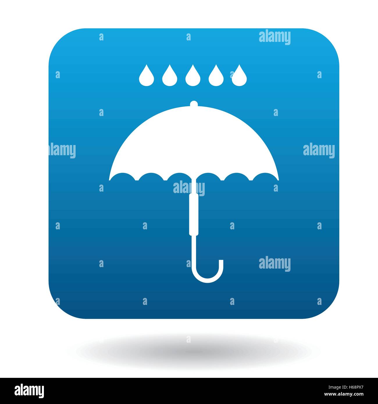 Umbrella icon in simple style Stock Vector Image & Art - Alamy