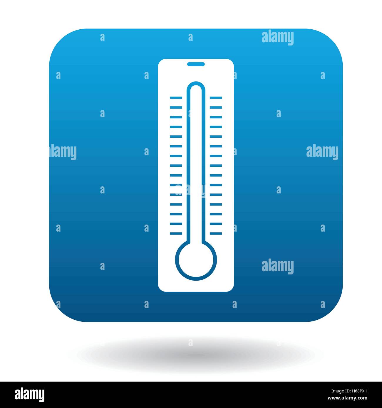 Thermometer icon in simple style Stock Vector Image & Art - Alamy