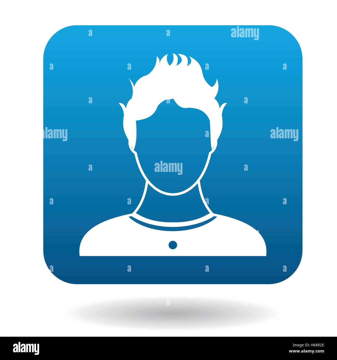 Avatar teen boy icon, simple style Stock Vector Image & Art - Alamy