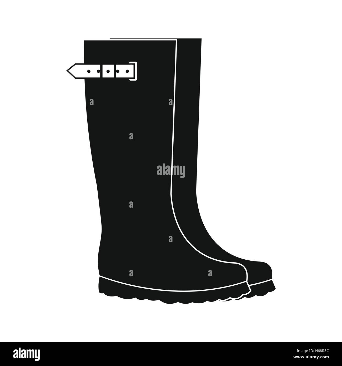 Latex boots Stock Vector Images - Alamy