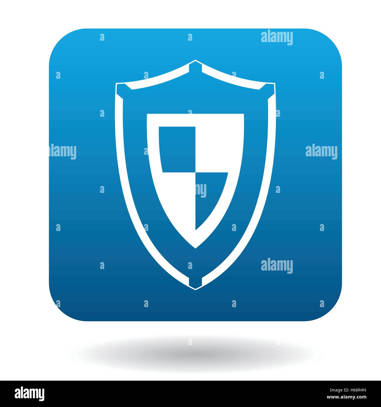 Combat shield icon, simple style Stock Vector Image & Art - Alamy