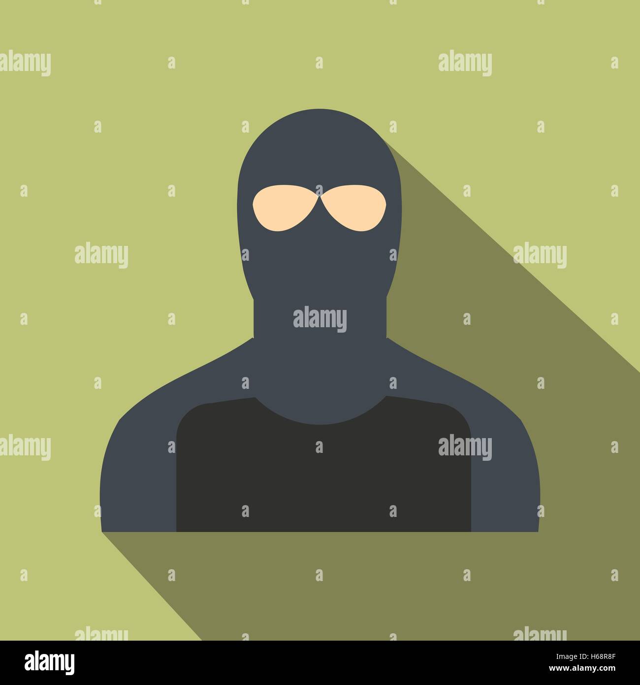 Man in a mask flat Stock Vector Image & Art - Alamy