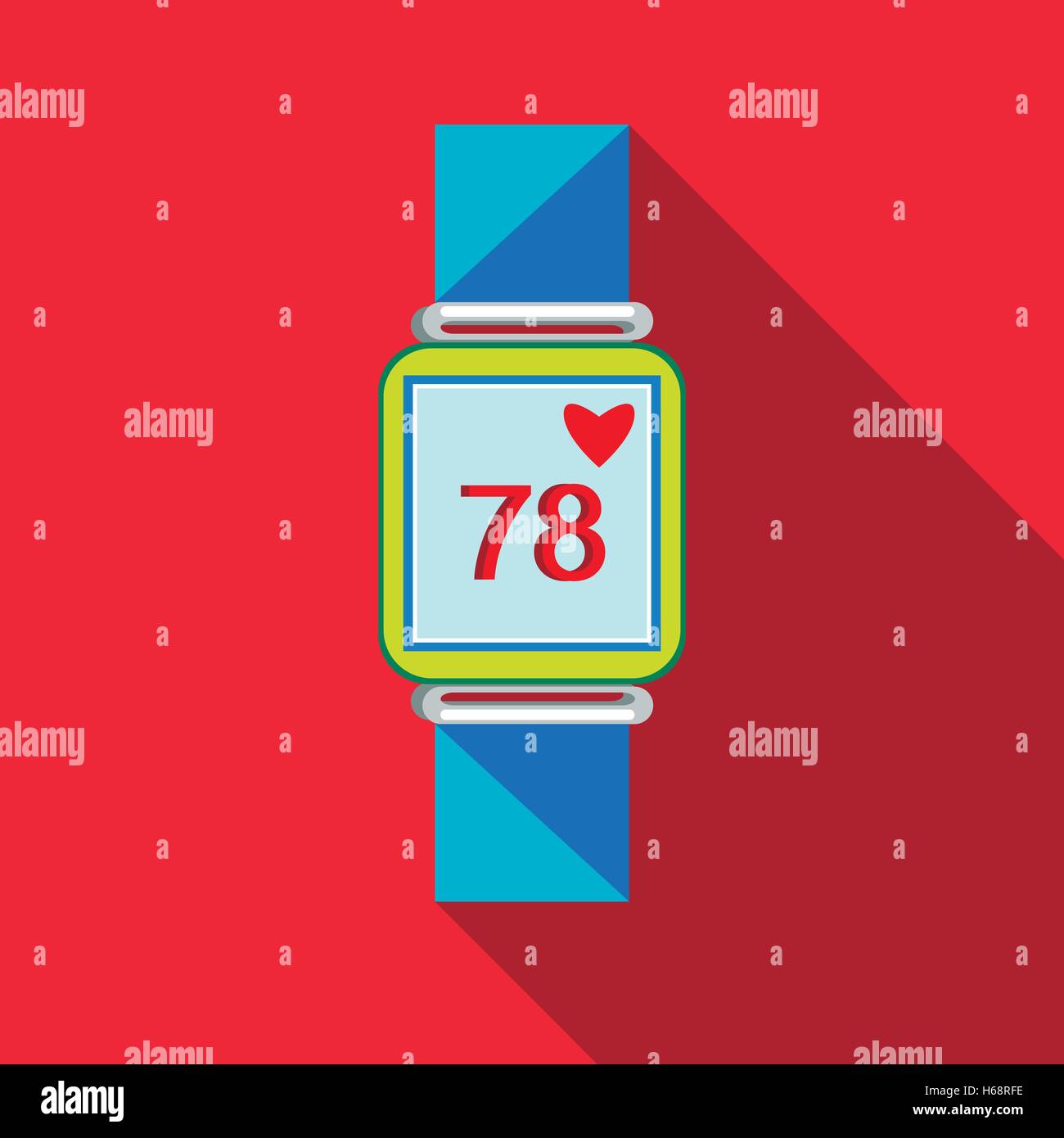 Pulsometer smart watch pulse heartbeat hi-res stock photography and ...