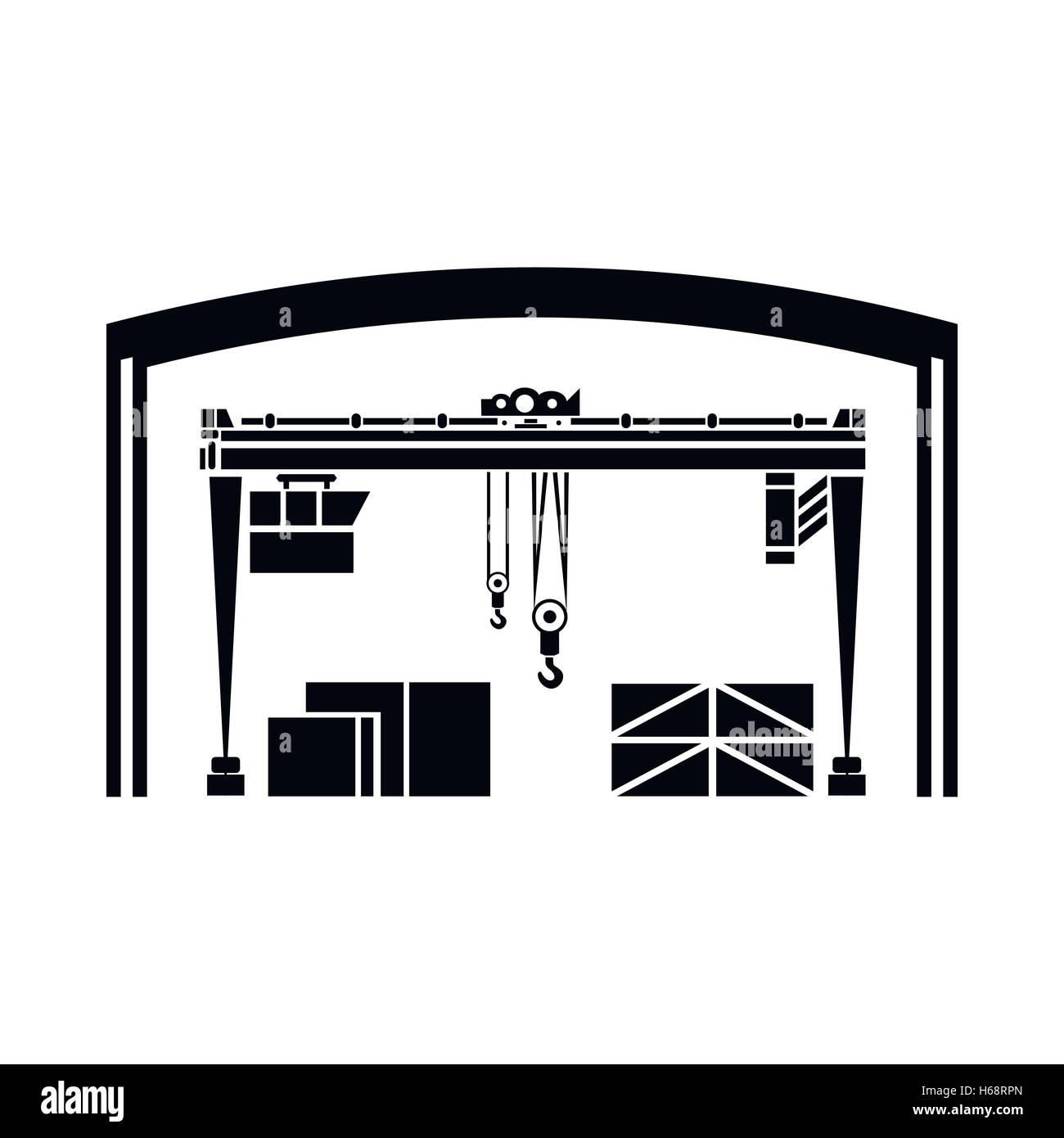 Storage and loading icon, simple style Stock Vector Image & Art - Alamy