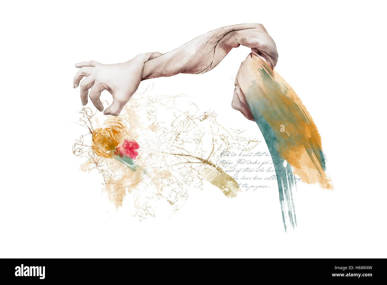 Hand of god creation hi-res stock photography and images - Alamy