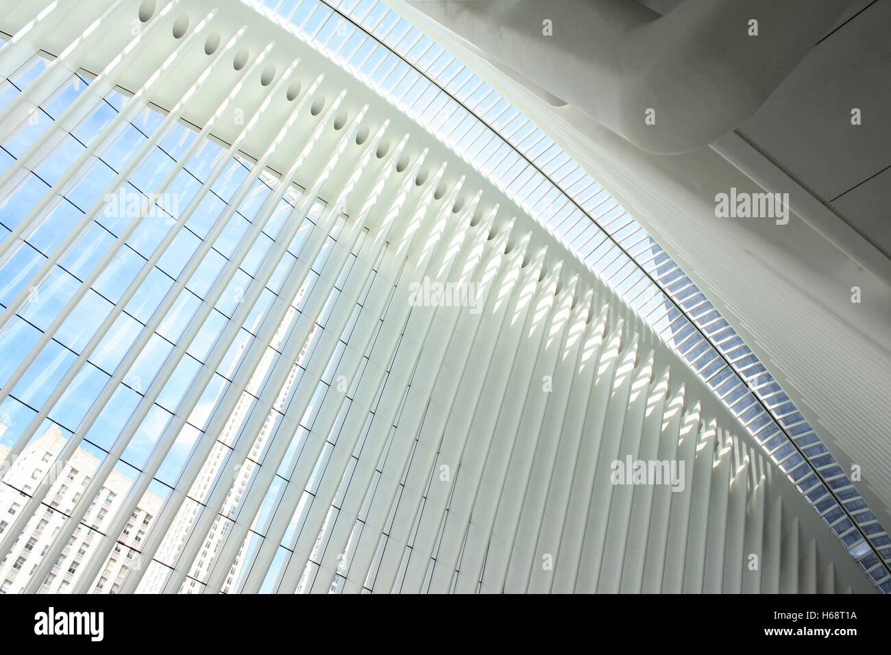 Interior of the World Trade Center Transportation Hub Stock Photo - Alamy