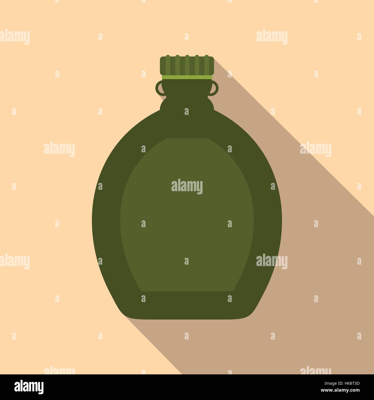 Backpack water flask Stock Vector Images - Alamy