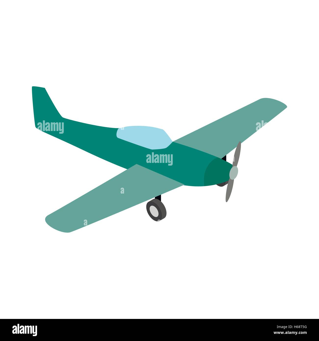 Small plane icon, isometric 3d style Stock Vector Image & Art - Alamy