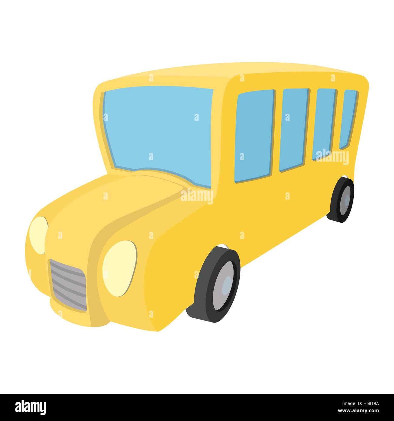 Kids school bus window Stock Vector Images - Alamy