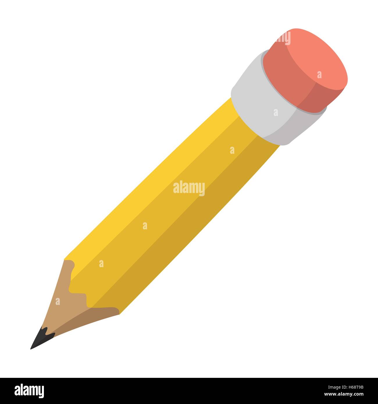 Pencil eraser cute character Stock Vector Images - Alamy