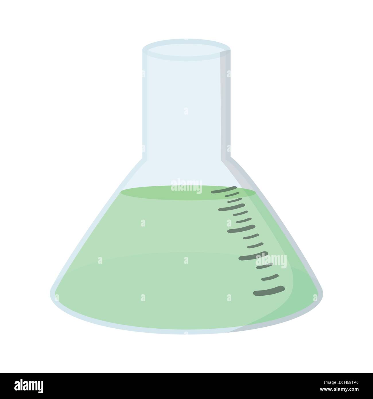 Glass flask cartoon icon Stock Vector Image & Art - Alamy