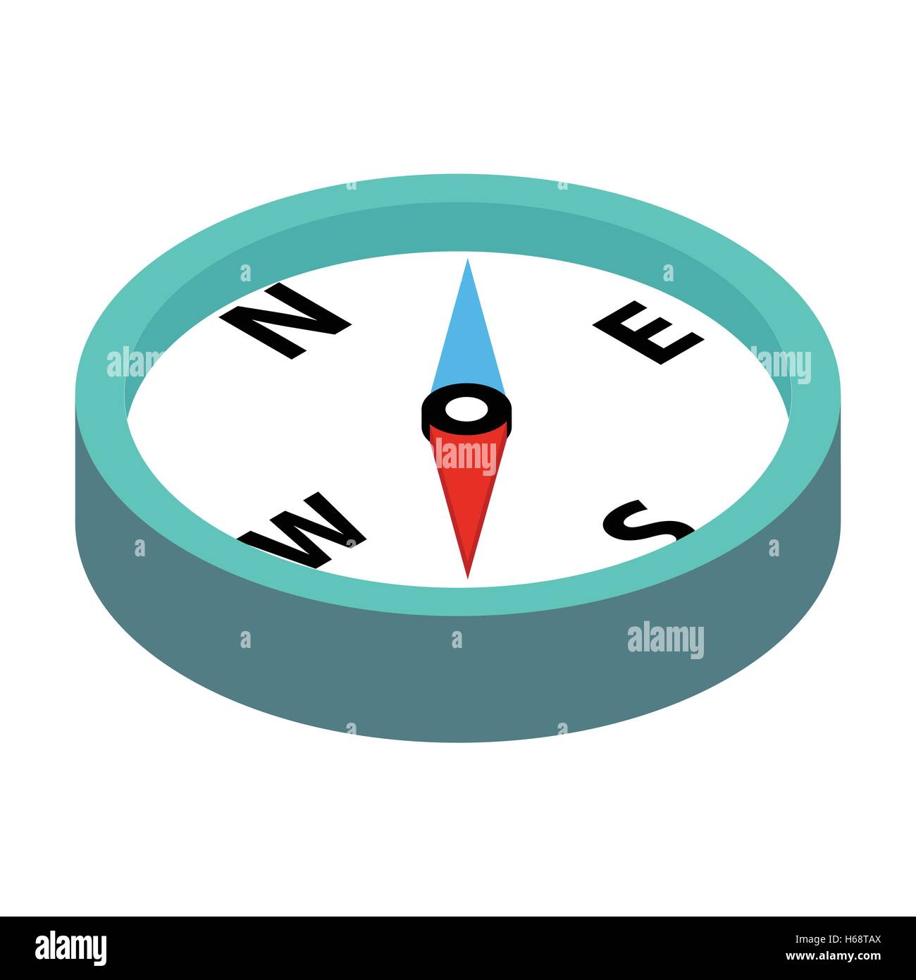 Compass 3d isometric icon Stock Vector Image & Art - Alamy