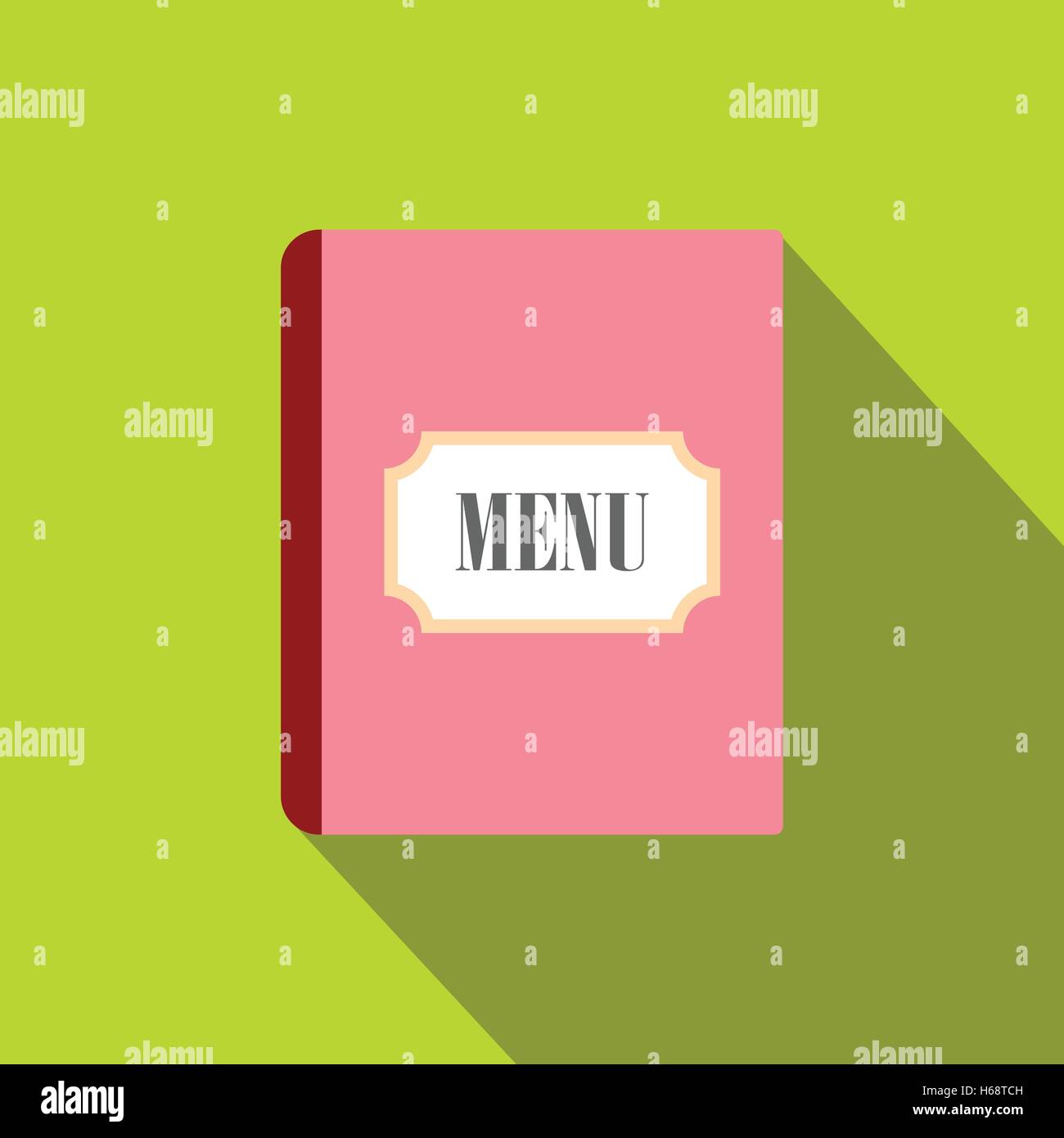 Restaurant menu flat icon Stock Vector Image & Art - Alamy