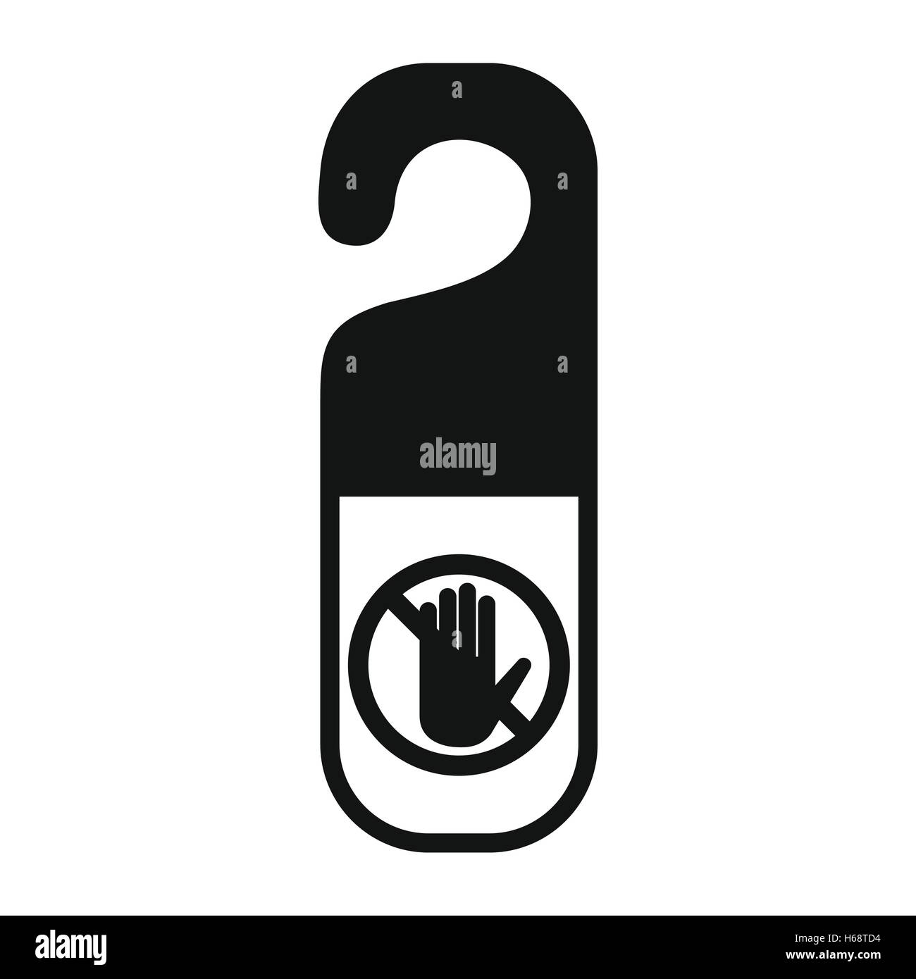 Do Not Disturb Door Hangers Stock Vector Image And Art Alamy