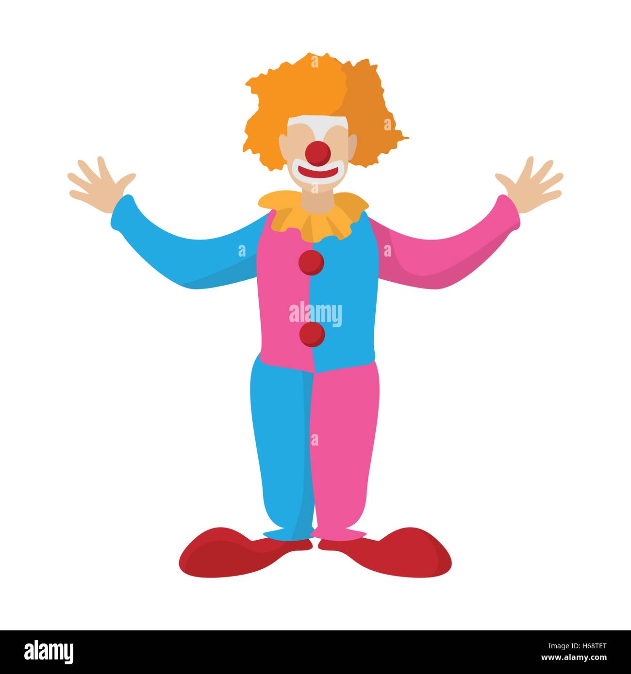 Funny clown cartoon Stock Vector Image & Art - Alamy