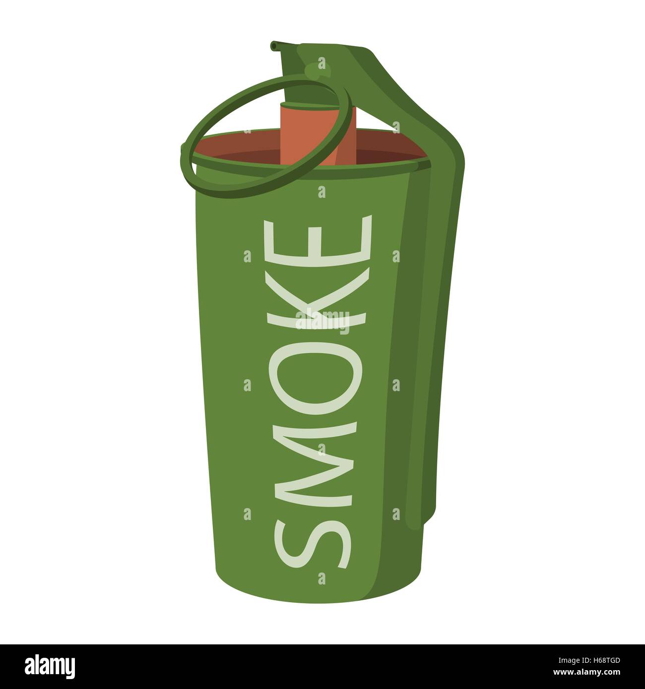 Hand grenade smoke bomb icon Stock Vector Image & Art - Alamy