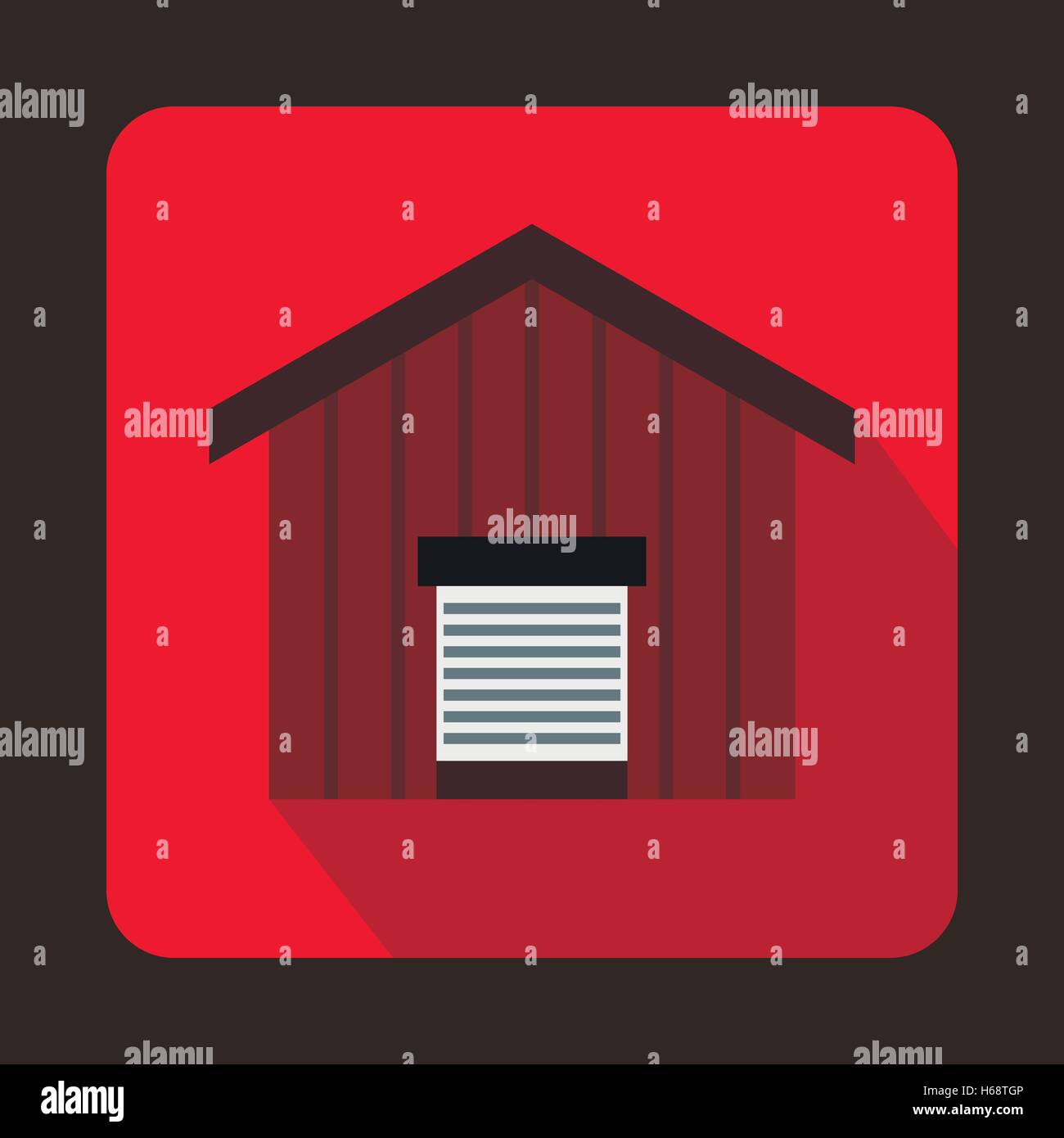 Large barn icon, flat style Stock Vector Image & Art - Alamy