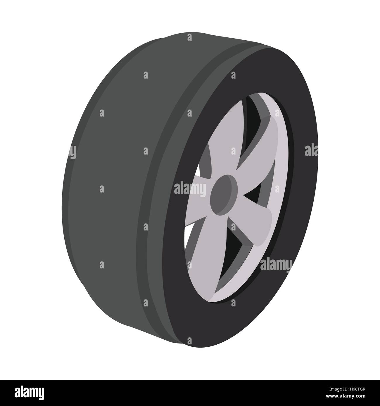Wheel cartoon illustration Stock Vector Image & Art - Alamy