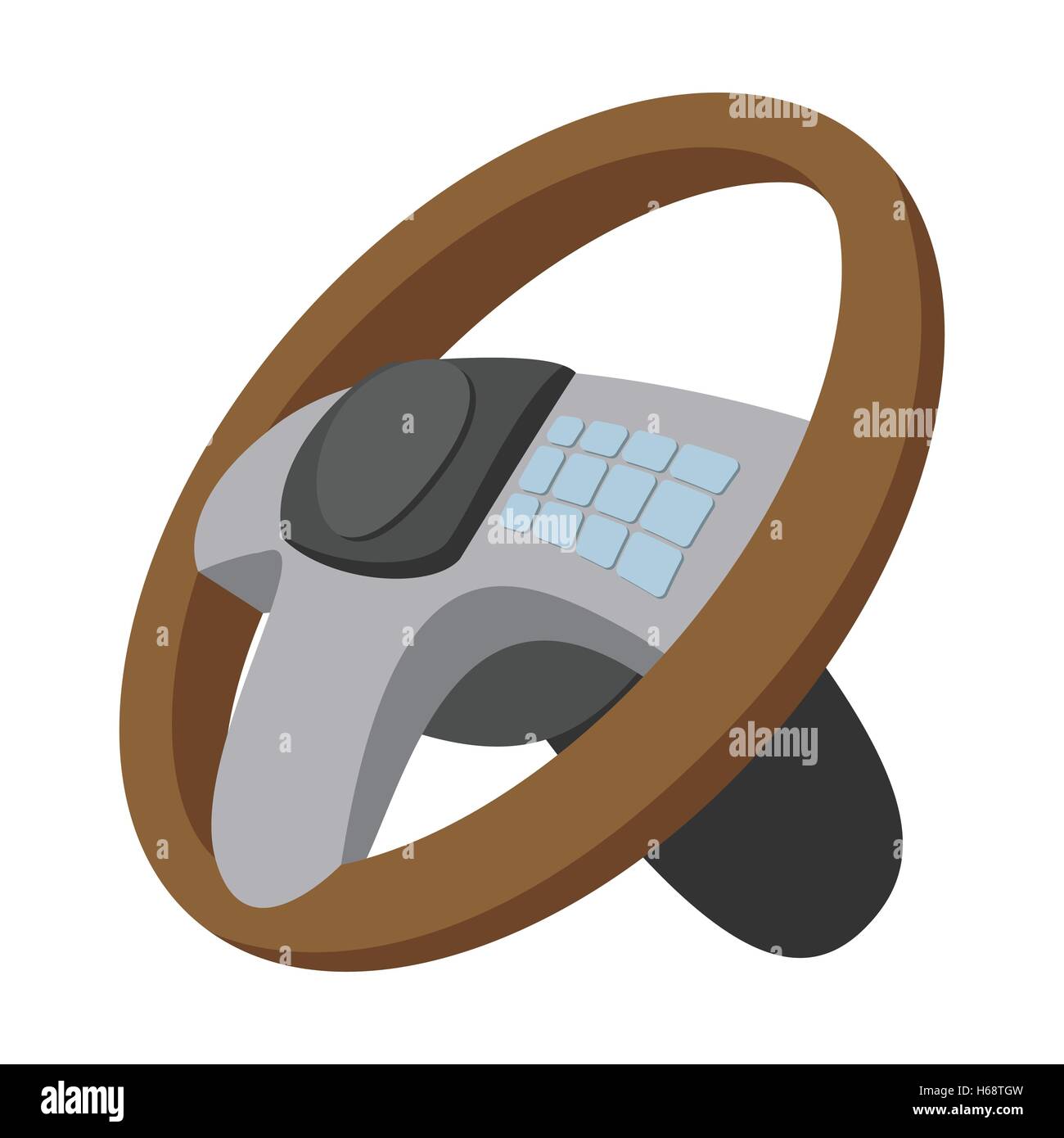 Car steering wheel cartoon illustration Stock Vector Image & Art - Alamy