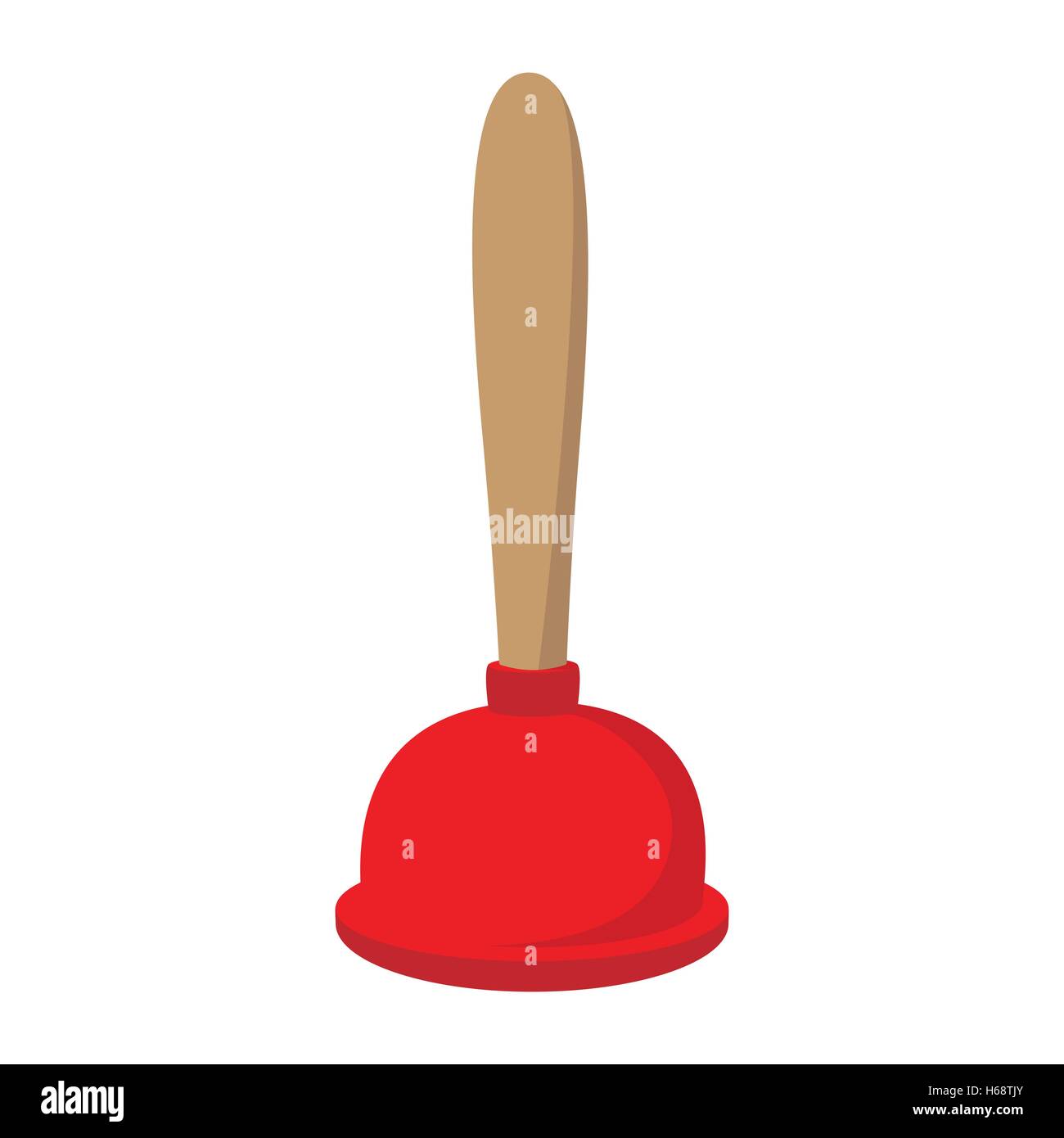 Plunger cartoon icon Stock Vector Image & Art - Alamy