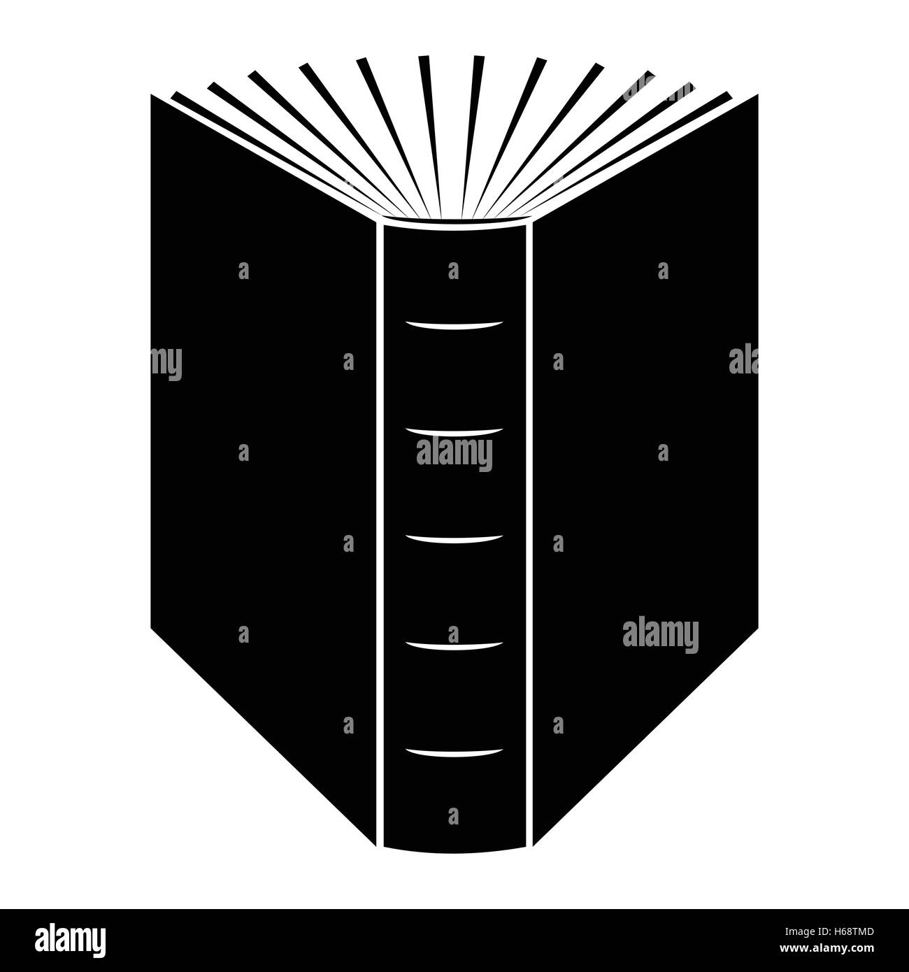 Book the end page Stock Vector Images - Alamy