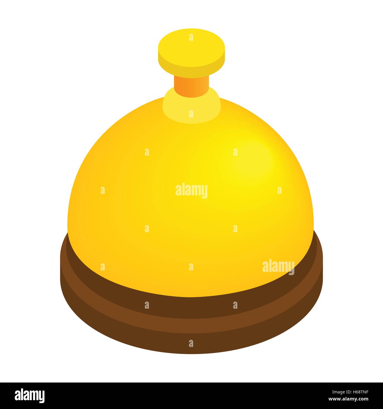 Reception bell isometric 3d icon Stock Vector Image & Art - Alamy