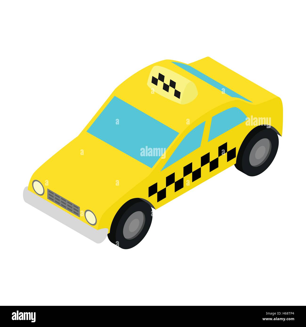Taxi car isometric 3d icon Stock Vector Image & Art - Alamy