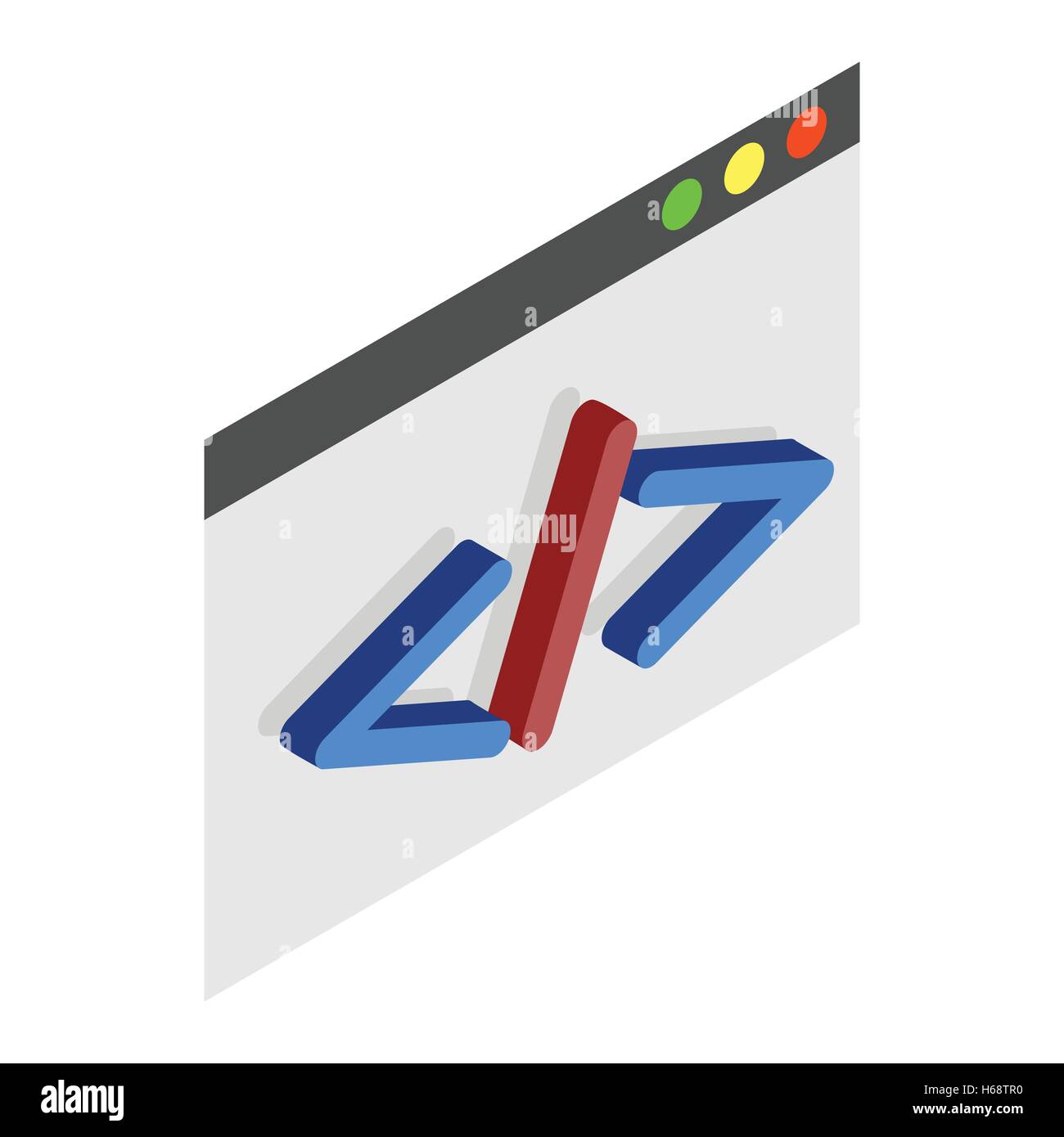 Greater than or less than isometric 3d icon Stock Vector Image & Art ...