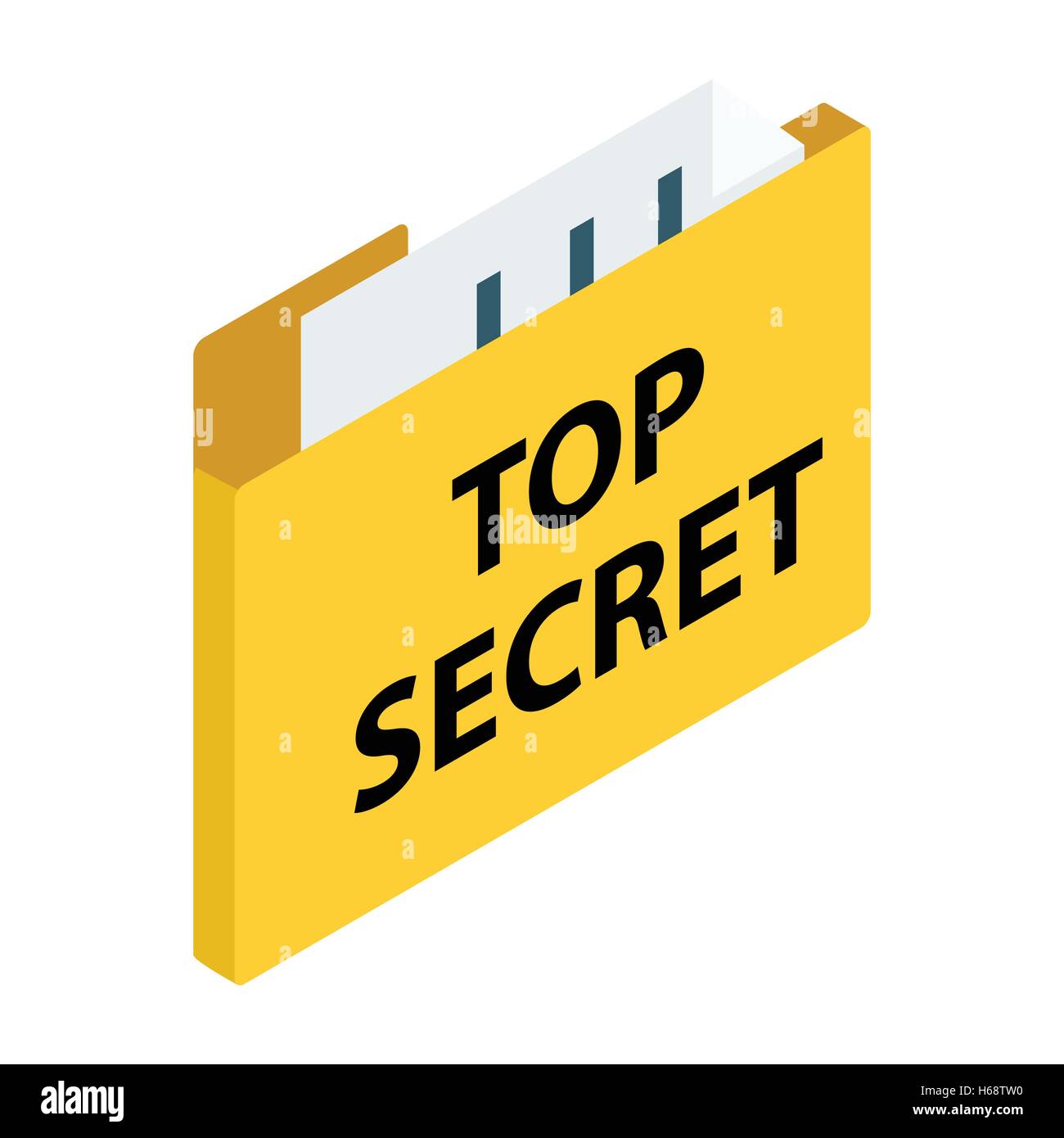 Top secret package isometric 3d icon Stock Vector Image & Art - Alamy