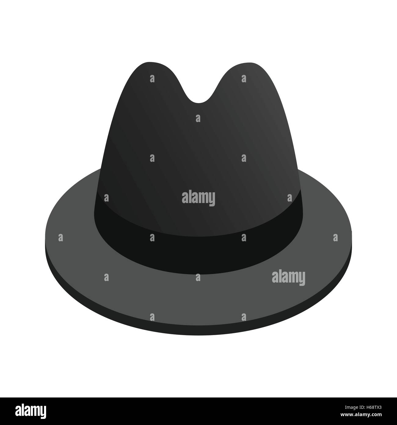 Detective hat isometric 3d icon Stock Vector Image & Art - Alamy