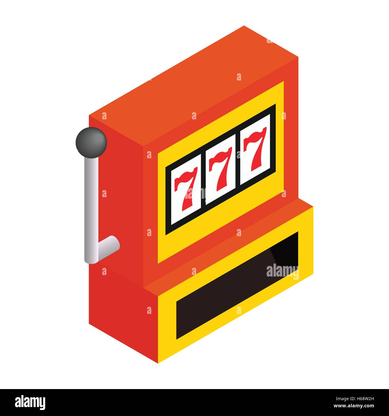 777 lucky jackpot symbol 3d Stock Vector Images - Alamy