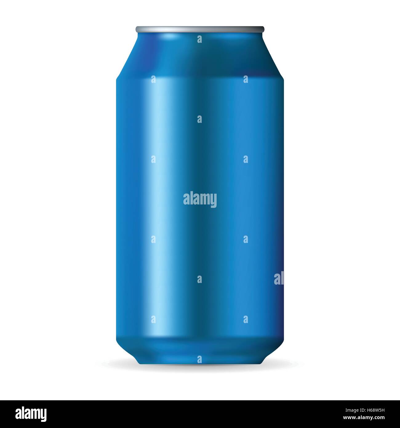 Realistic blue aluminum can Stock Vector Image & Art - Alamy