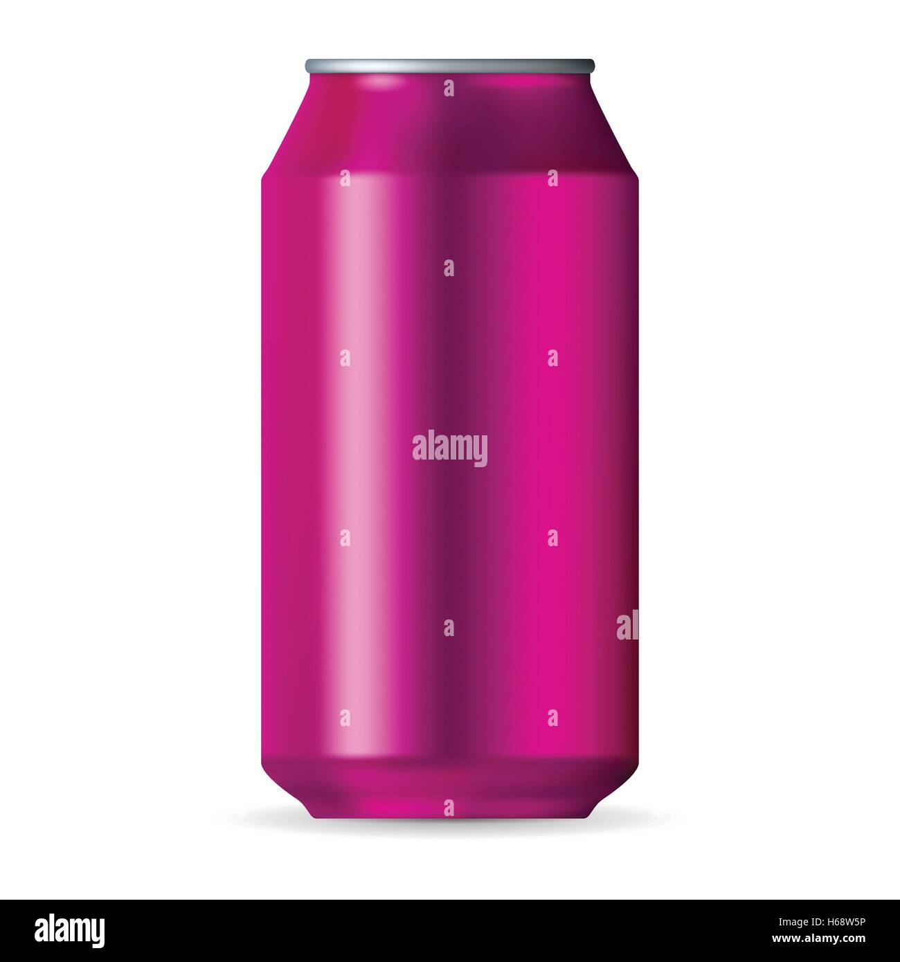 Realistic pink aluminum can Stock Vector Image & Art - Alamy