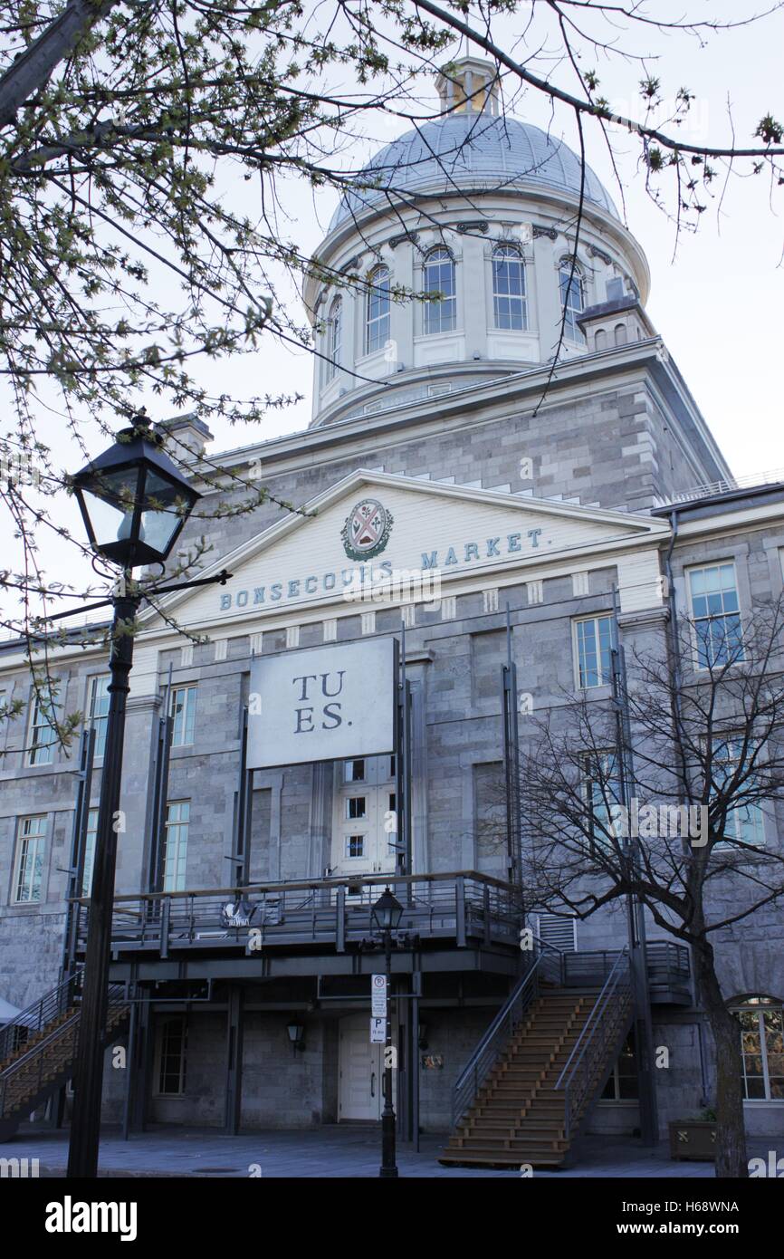 Bonsecours Market at sunset Stock Photo - Alamy
