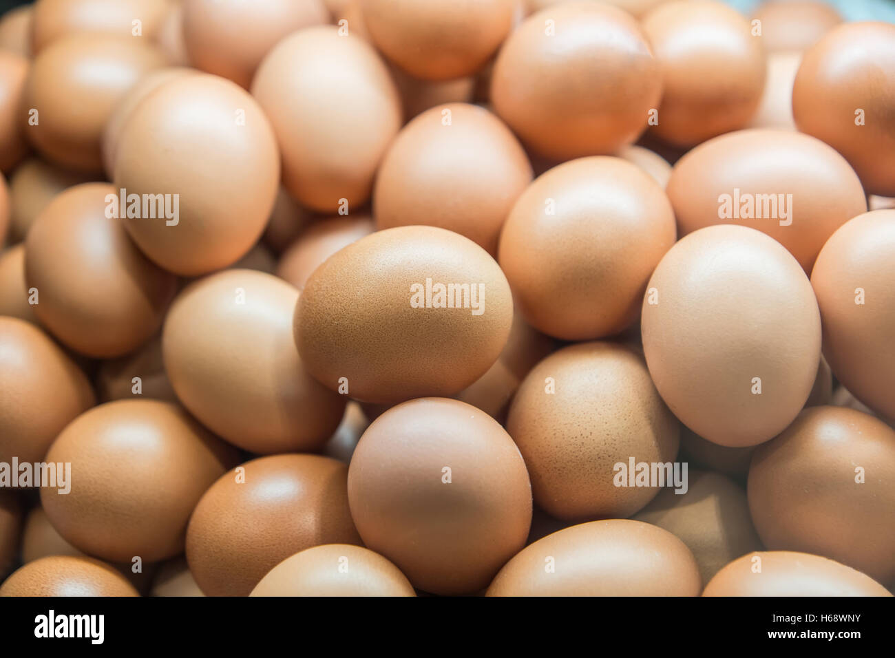 background of fresh eggs for sale at a market Stock Photo - Alamy