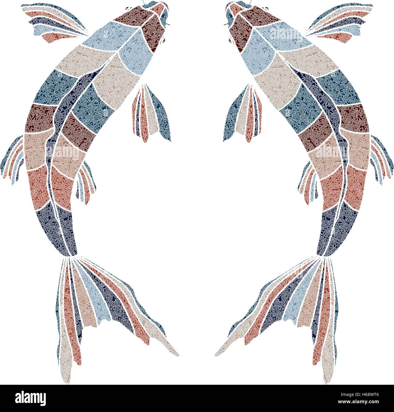 Zodiac pisces constellation sign Cut Out Stock Images & Pictures - Alamy