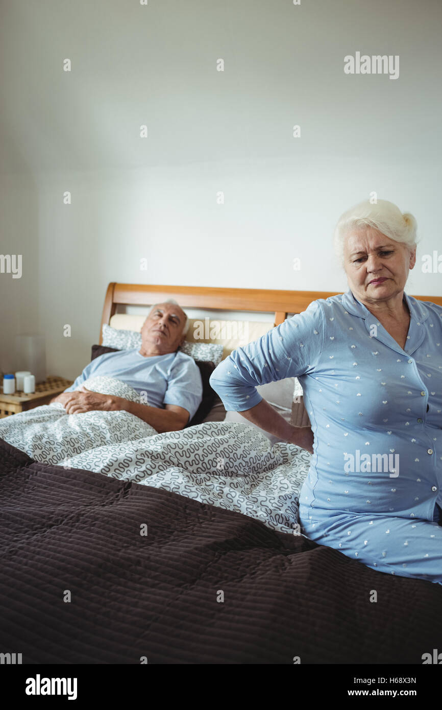 Senior man suffering from back hi-res stock photography and images - Alamy