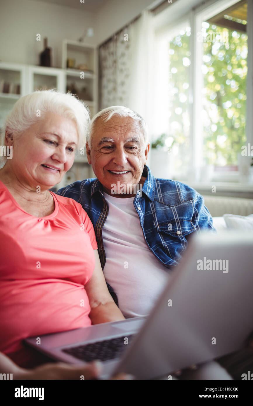 Senior couple using laptop Stock Photo - Alamy Senior couple using laptop Stock Photo - Alamy