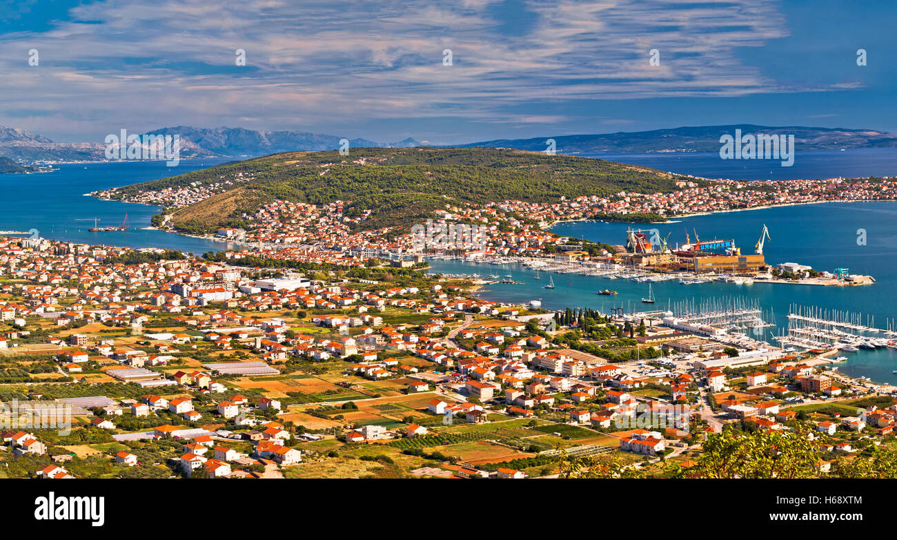 Trogir bay adriatic archipelago view hi-res stock photography and ...