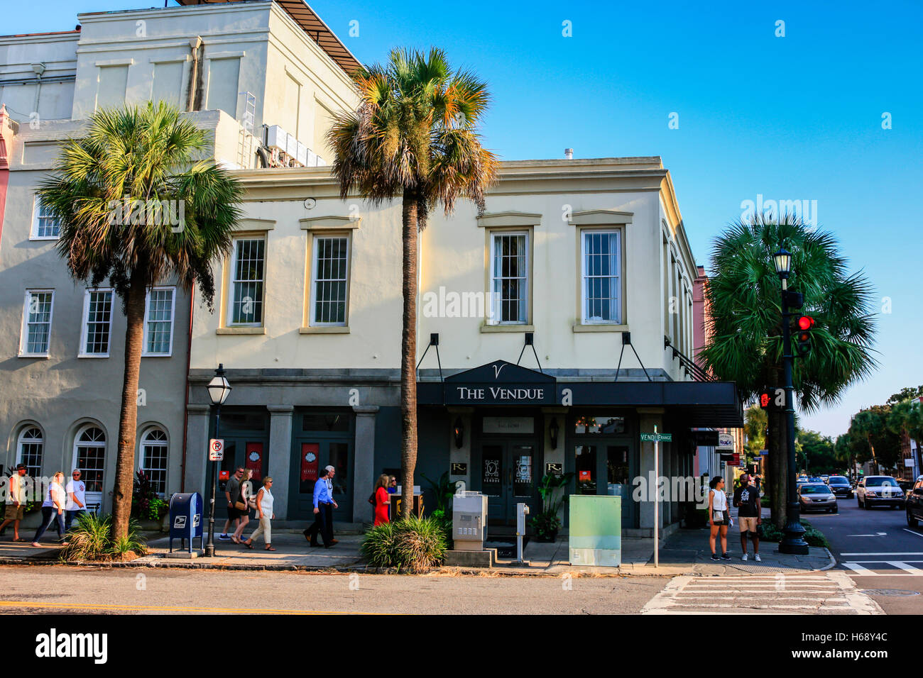 The Vendue Hotel at Vendue Range in Charleston, SC Stock Photo - Alamy