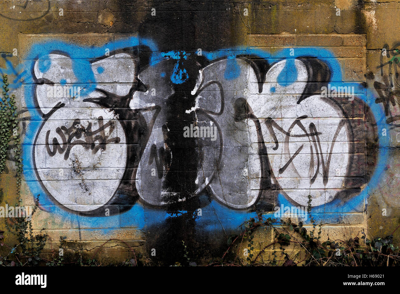 Graffiti on abandoned building hi-res stock photography and images - Alamy