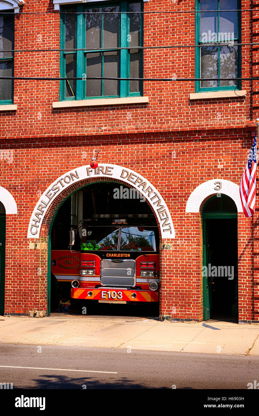 Charleston Fire Station High Resolution Stock Photography and Images ...