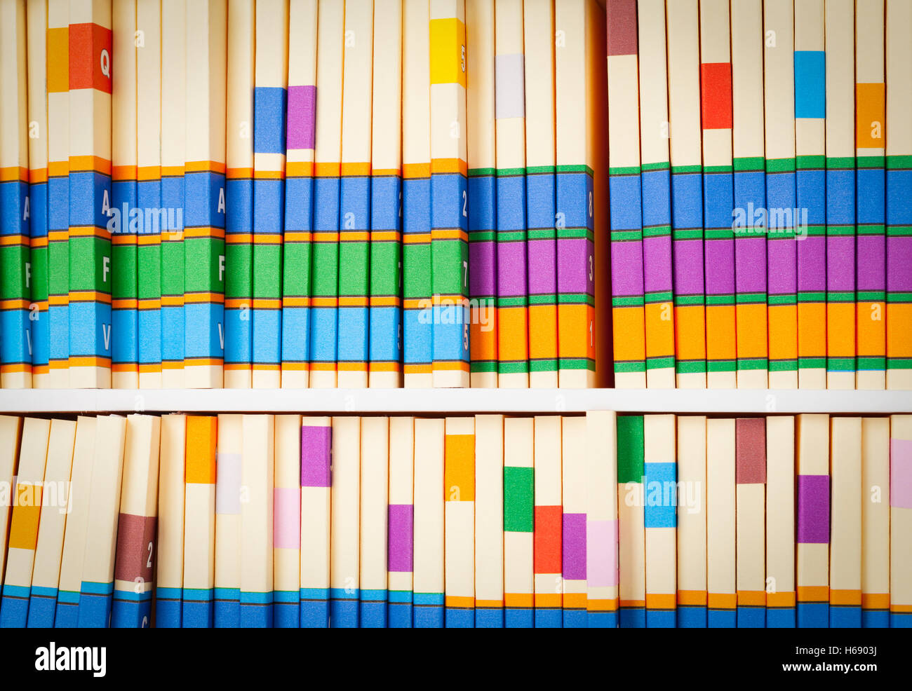 Medical Files on Shelves in Office Setting Stock Photo - Alamy