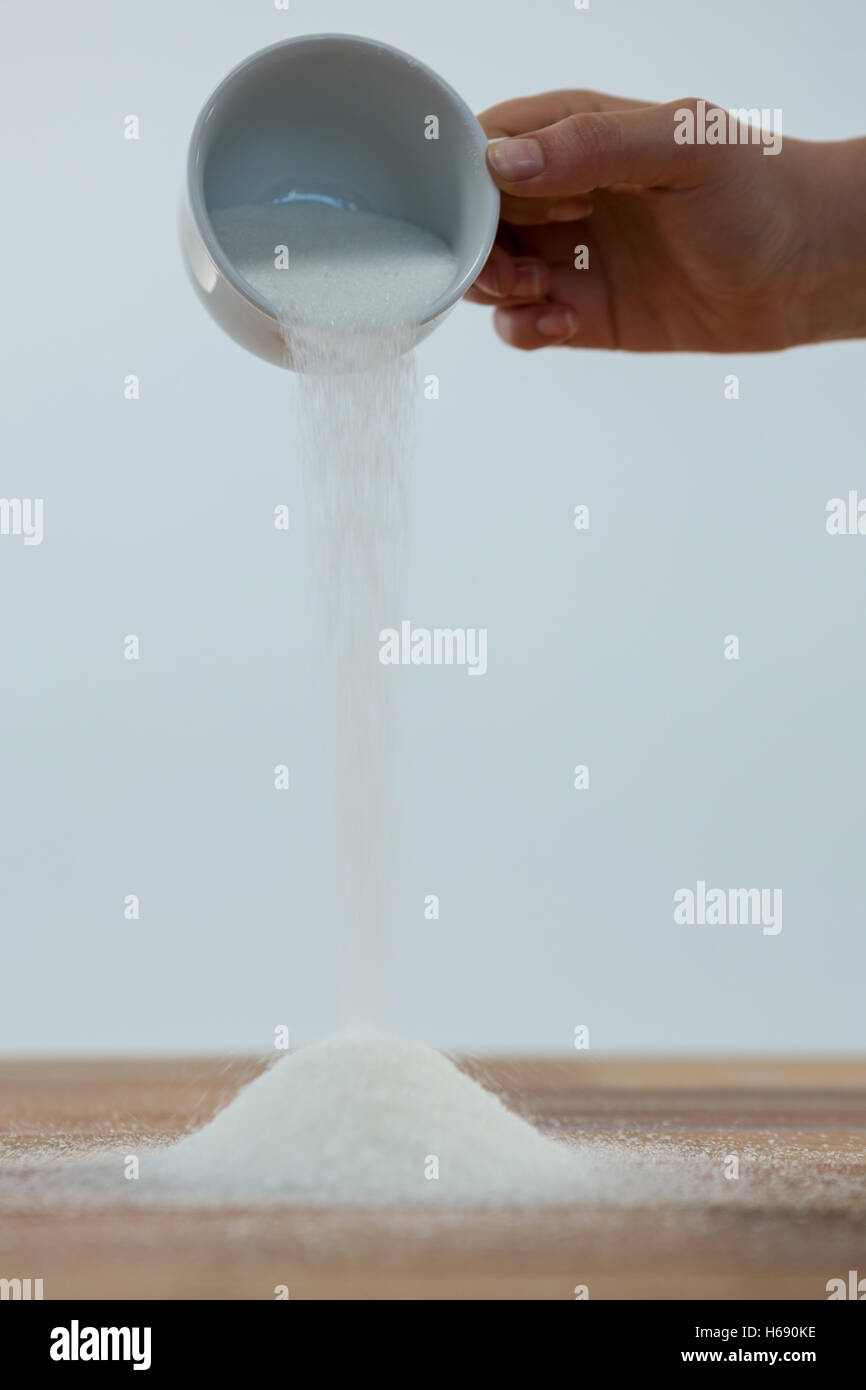 White wooden hand hi-res stock photography and images - Alamy