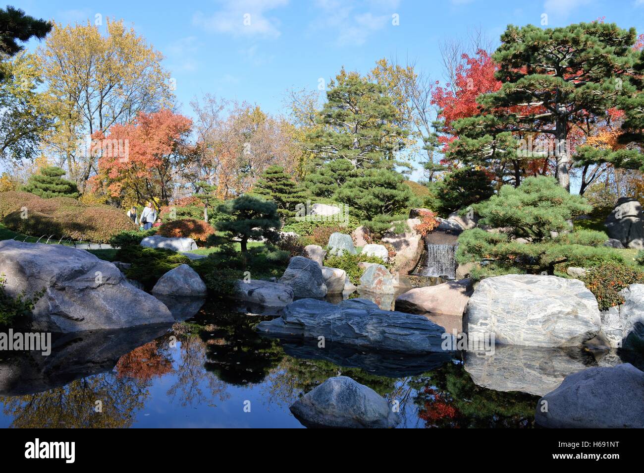 Japanese Garden During the Fall Stock Photo - Alamy