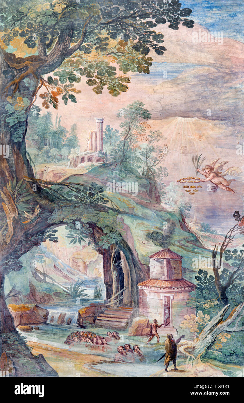 ROME, ITALY - MARCH 11, 2016: The Martyrium of Forty Armenian martyrs ...