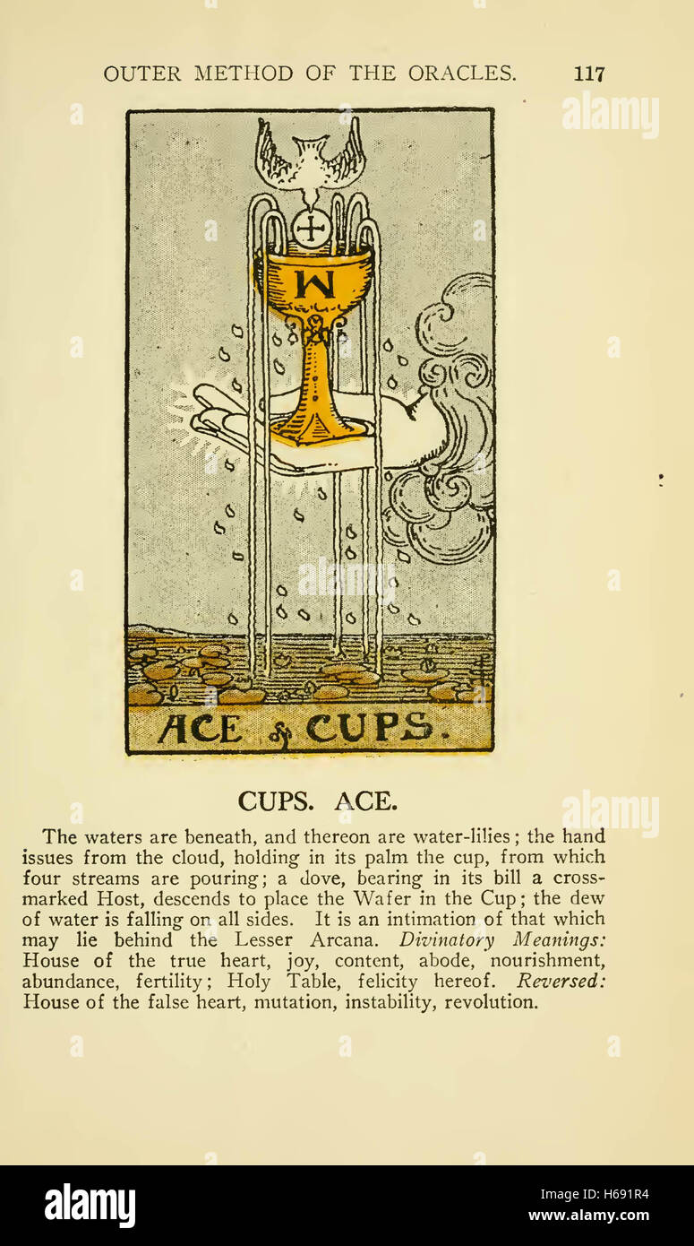 Tarot cards ace pentacles hi-res stock photography and images - Alamy