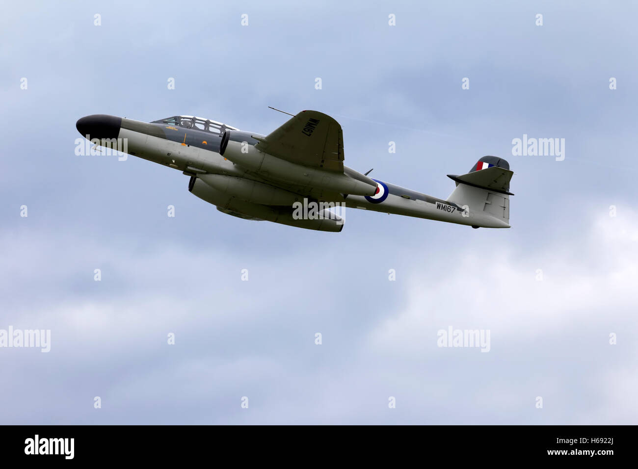 Former RAF Gloster Meteor NF.11 WM167/ G-LOSM classic British jet ...