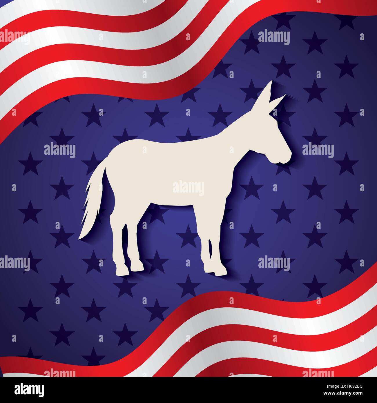 democrat political party animal Stock Vector Image & Art - Alamy